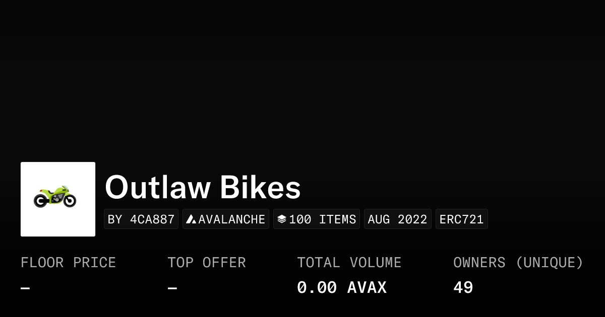 Outlaw Bikes - Collection | OpenSea