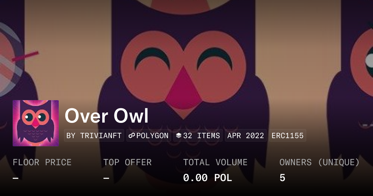 Over Owl - Collection | OpenSea
