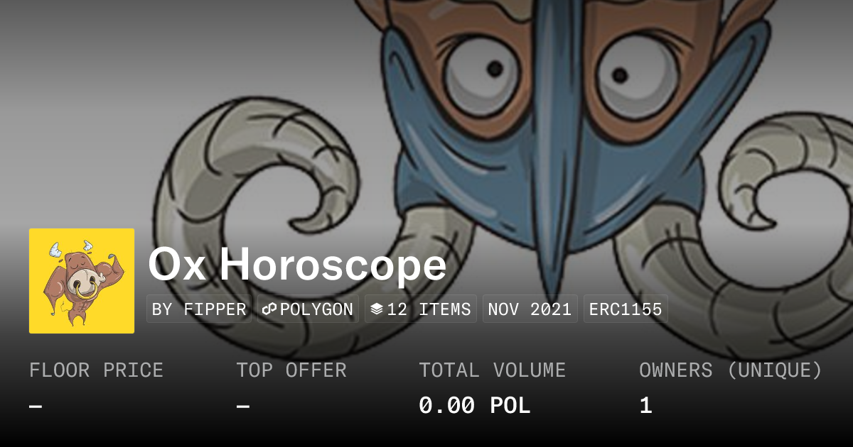 Ox Horoscope - Collection | OpenSea