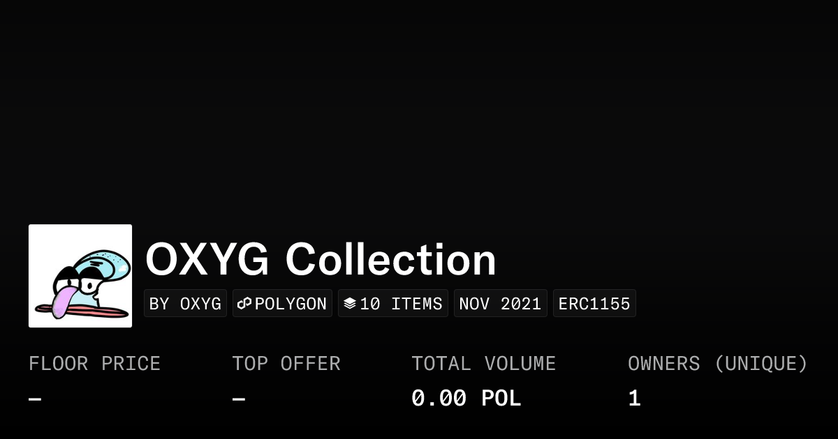 OXYG Collection - Collection | OpenSea