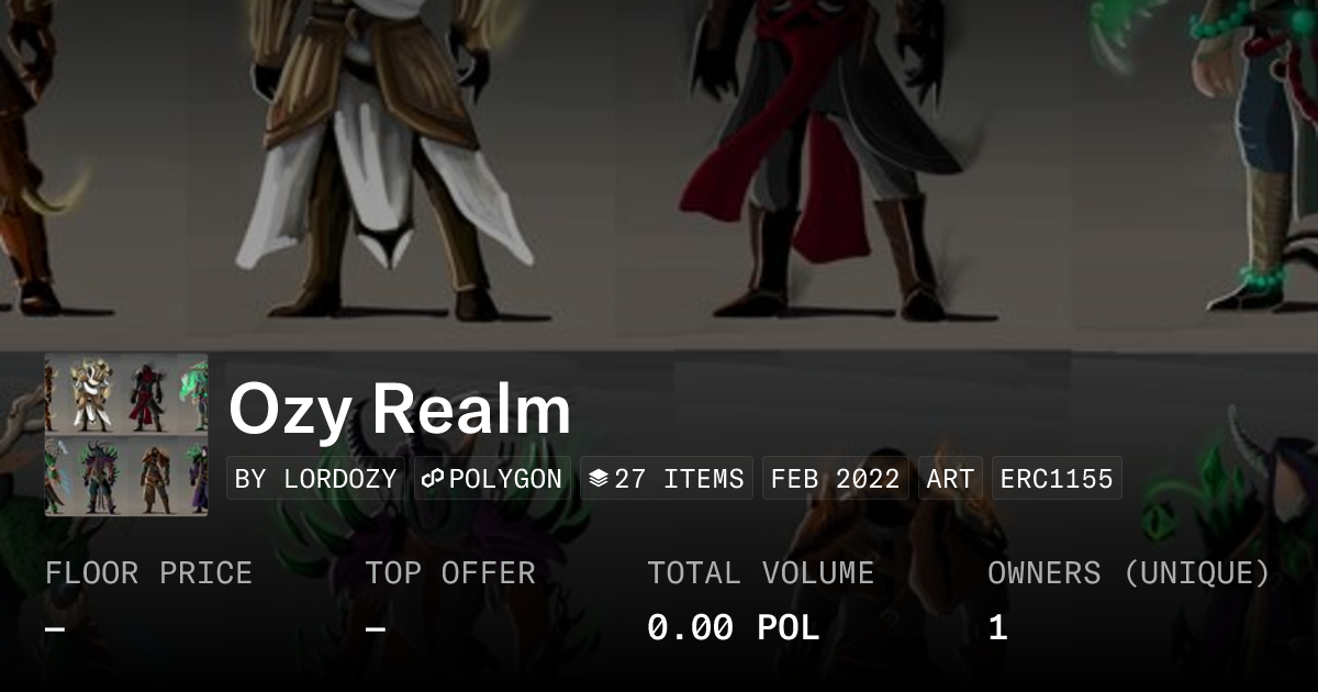 Ozy Realm - Collection | OpenSea