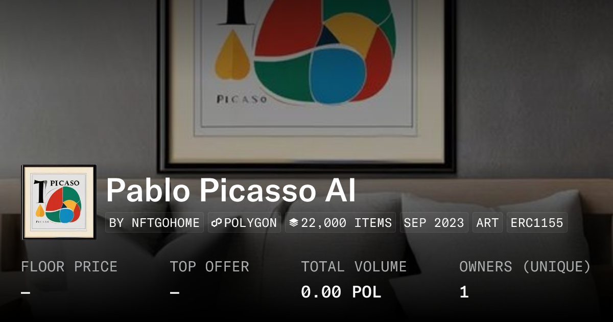 Pablo Picasso AI - Collection | OpenSea