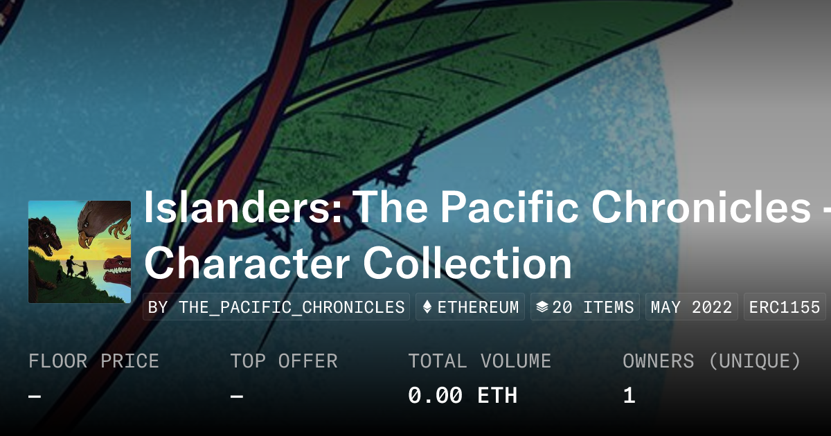 Islanders: The Pacific Chronicles - Character Collection - Collection ...