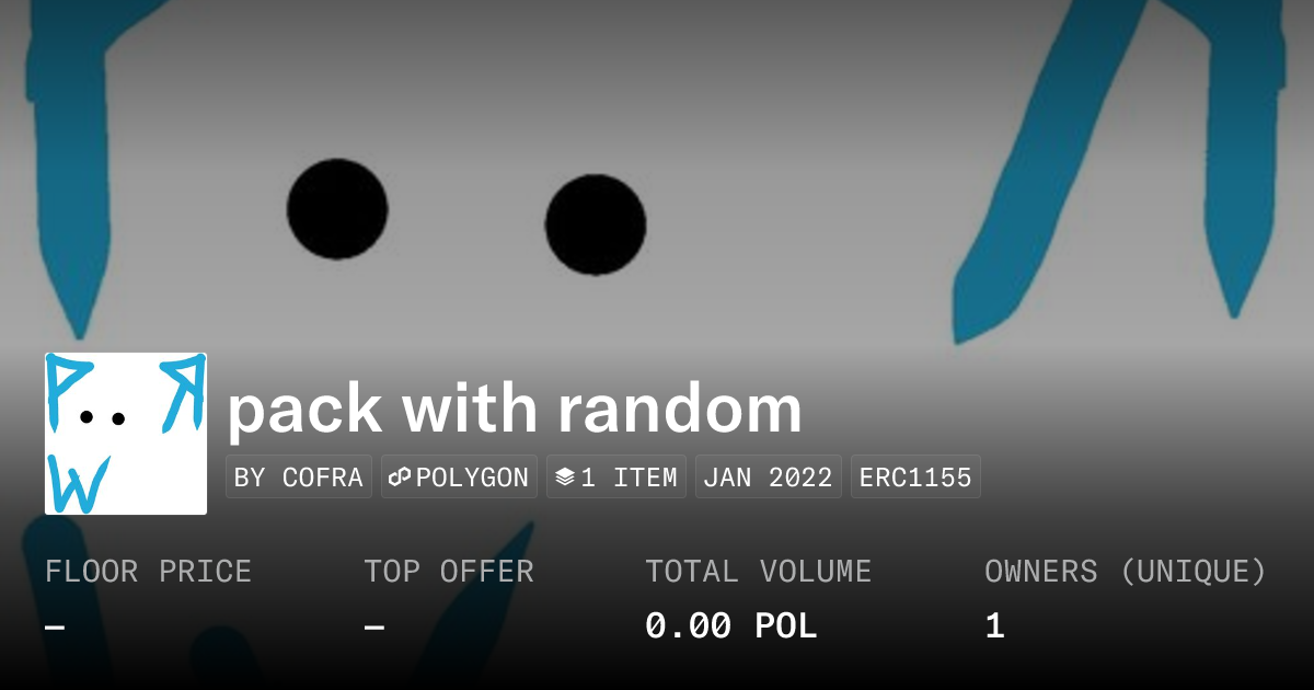 pack with random - Collection | OpenSea