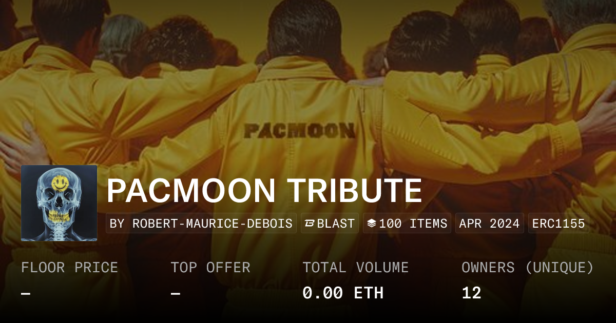 PACMOON TRIBUTE - Collection | OpenSea