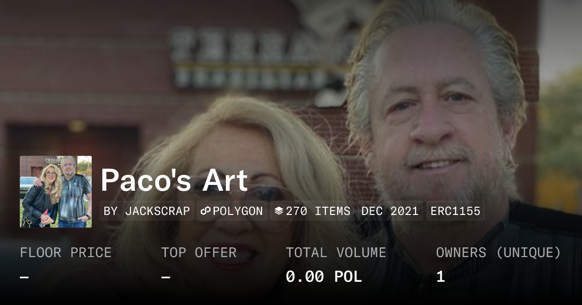 Paco's Art - Collection | OpenSea