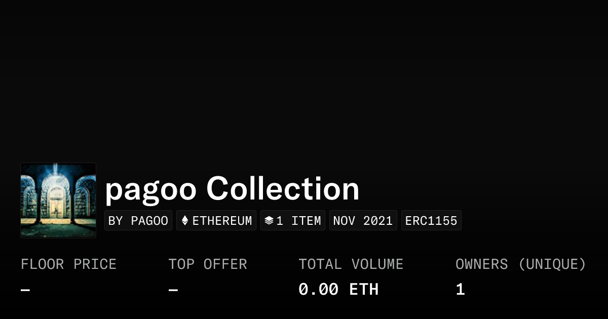 pagoo Collection - Collection | OpenSea