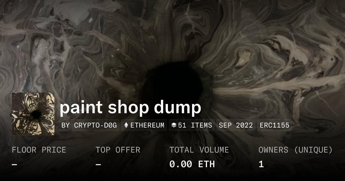 paint shop dump - Collection | OpenSea