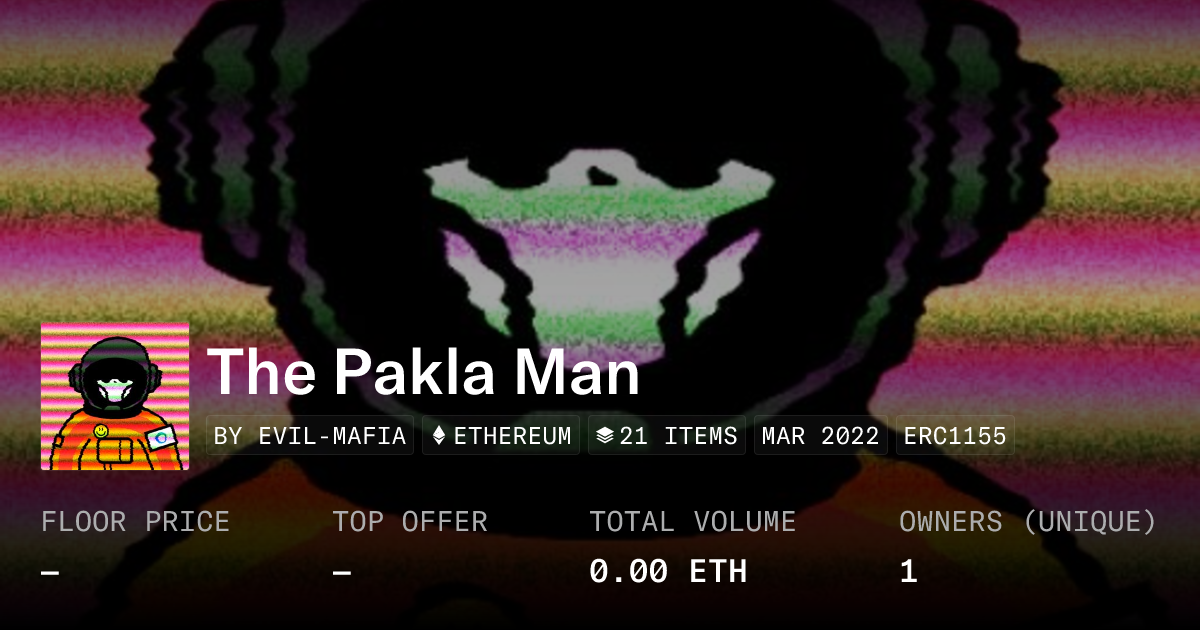 The Pakla Man - Collection | OpenSea