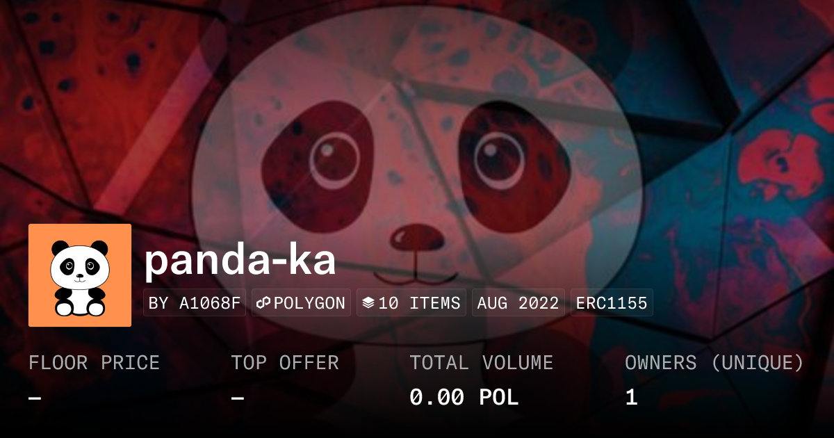 panda-ka - Collection | OpenSea