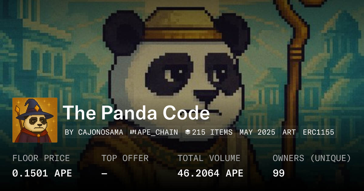 The Panda Code - Collection | OpenSea