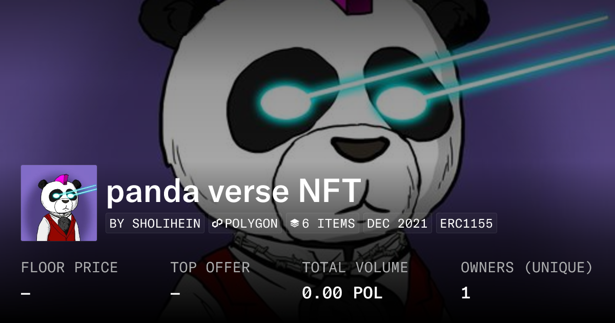 panda verse NFT - Collection | OpenSea