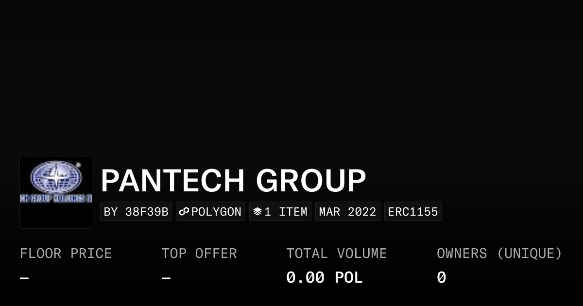 PANTECH GROUP - Collection | OpenSea
