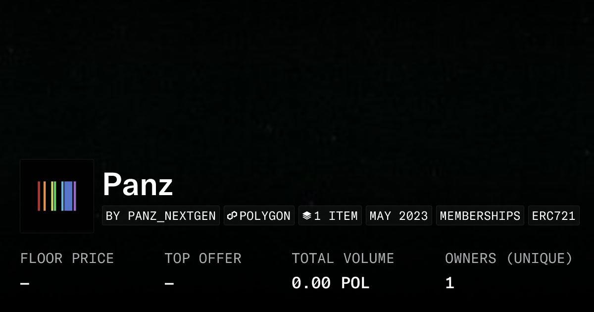 Panz - Collection | OpenSea