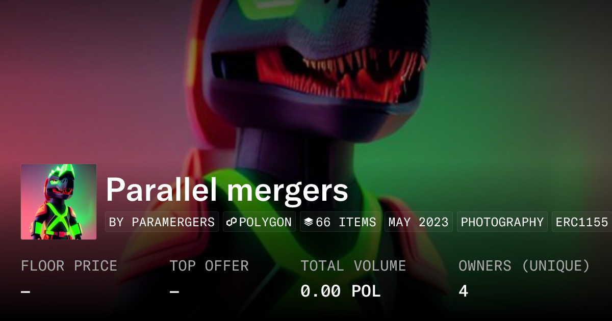 Parallel mergers - Collection | OpenSea