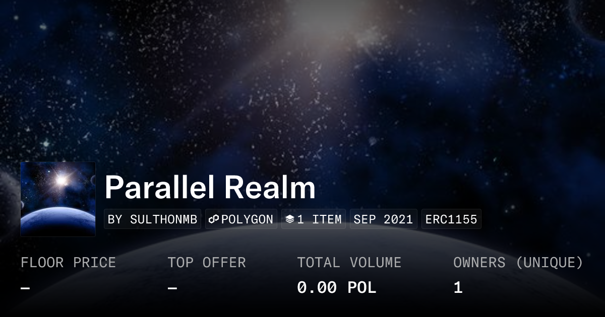 Parallel Realm - Collection | OpenSea