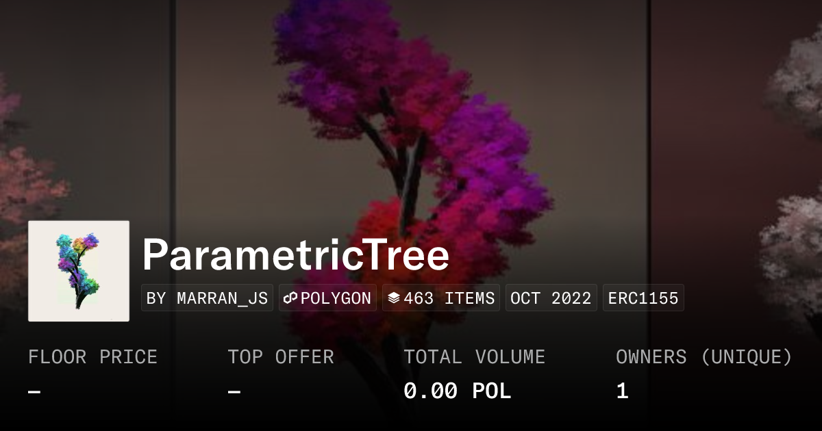 ParametricTree - Collection | OpenSea