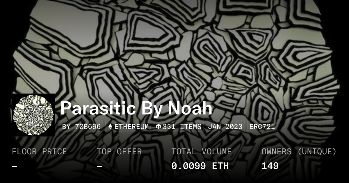 Parasitic By Noah - Collection | OpenSea