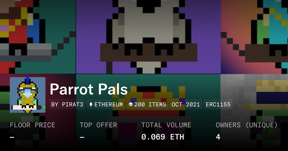 Parrot Pals - Collection | OpenSea