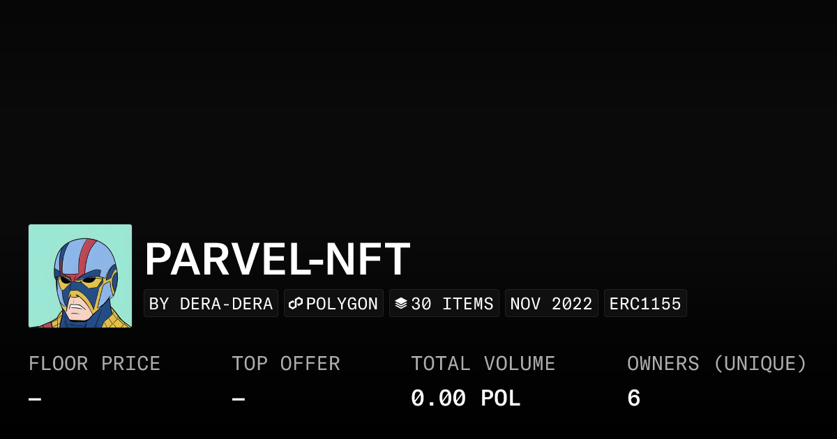 PARVEL-NFT - Collection | OpenSea