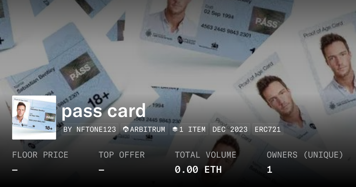pass card - Collection | OpenSea