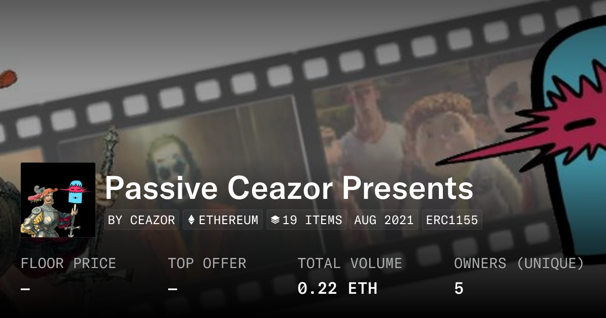 Passive Ceazor Presents - Collection | OpenSea
