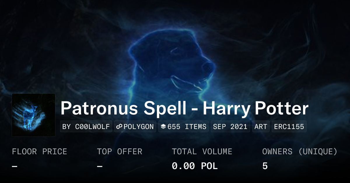 Patronus Spell - Harry Potter - Collection | OpenSea