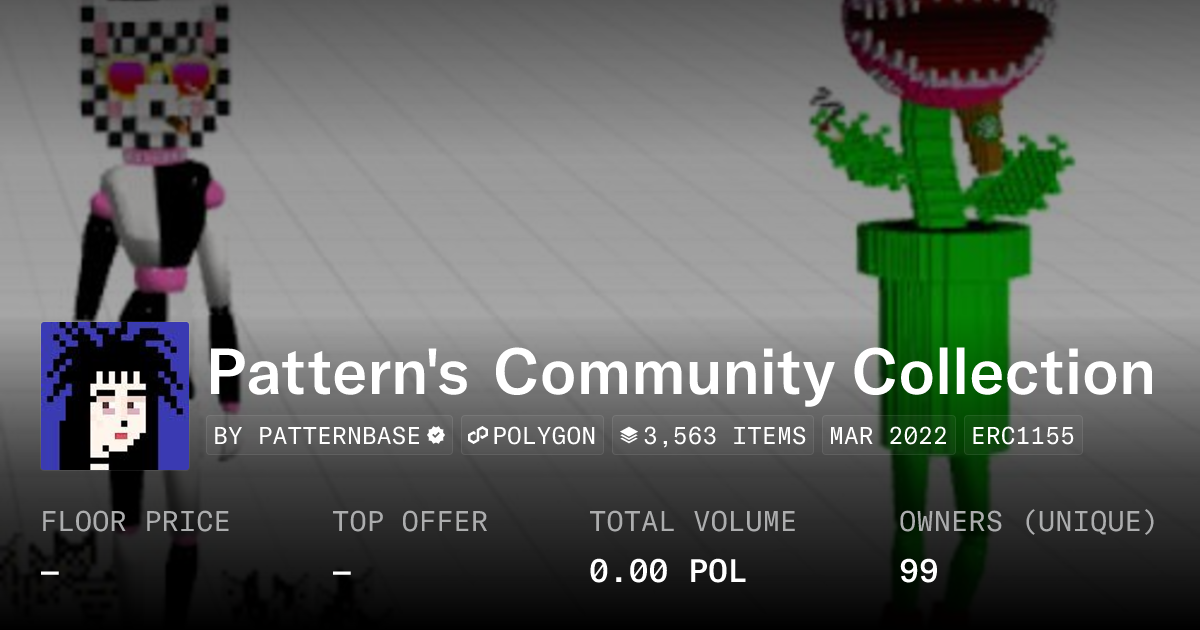 Pattern's Community Collection - Collection | OpenSea