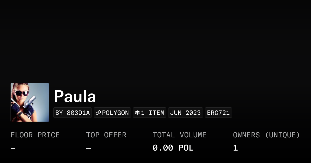 Paula - Collection | OpenSea