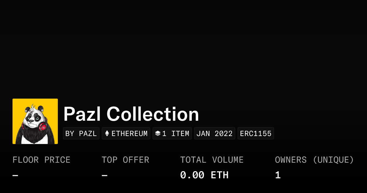 Pazl Collection - Collection | OpenSea