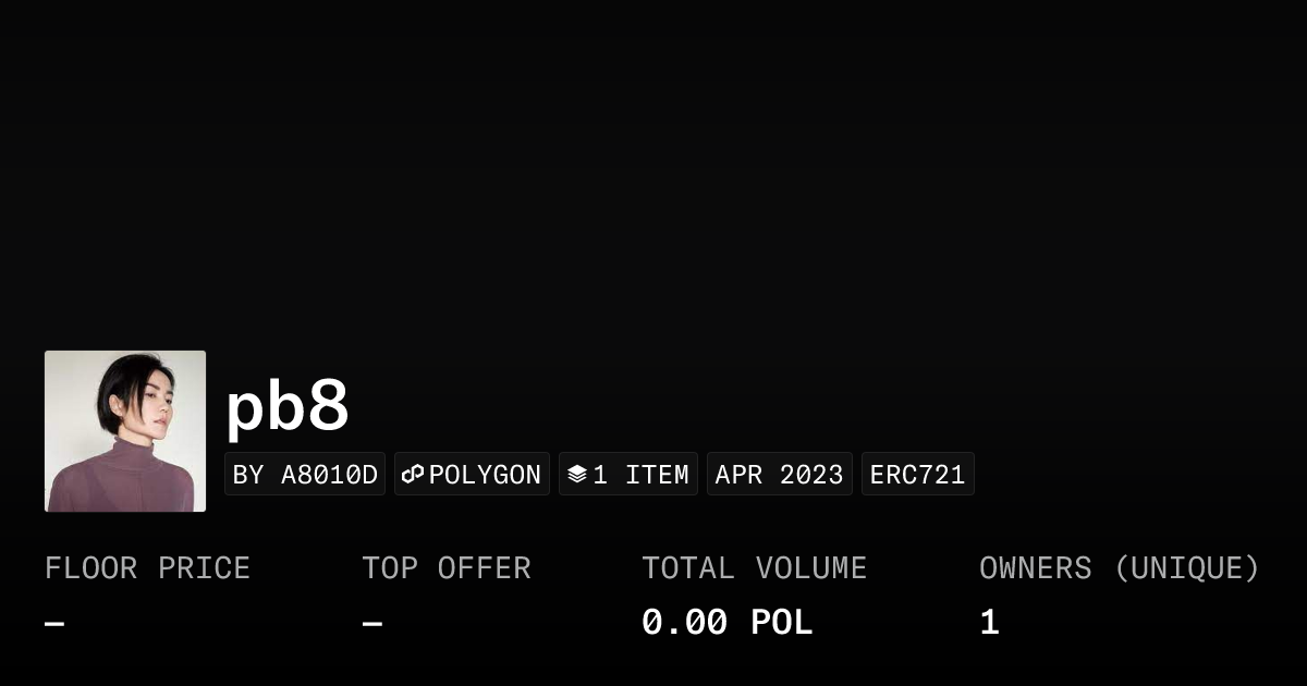 pb8 - Collection | OpenSea