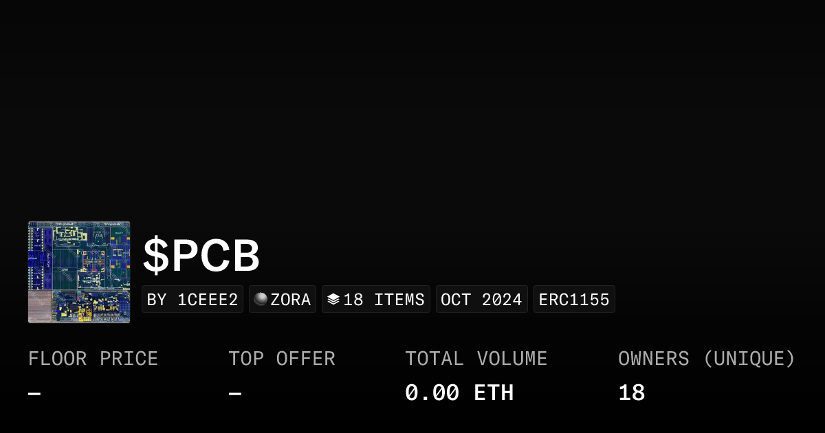 $PCB - Collection | OpenSea