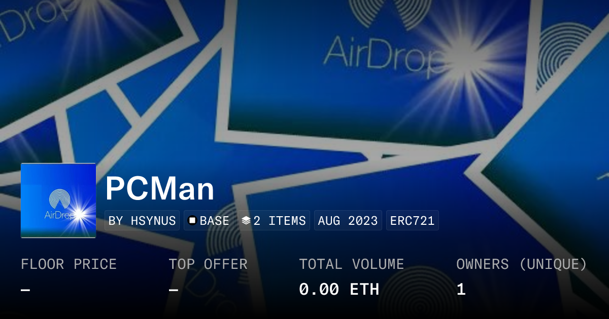 PCMan - Collection | OpenSea