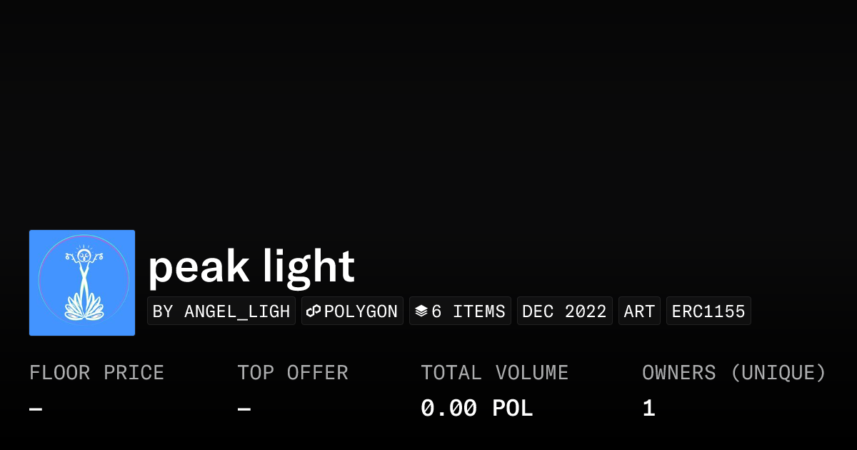 peak light - Collection | OpenSea