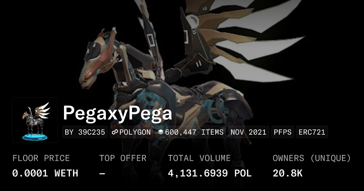 PegaxyPega - Collection | OpenSea