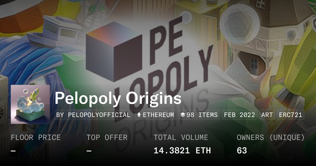 Pelopoly Origins - Collection | OpenSea