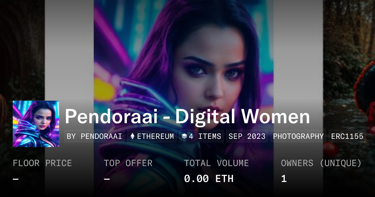 Pendoraai - Digital Women - Collection | OpenSea