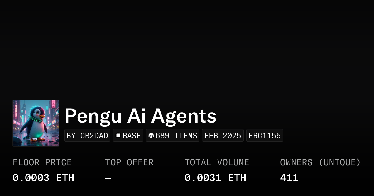 Pengu Ai Agents - Collection | OpenSea