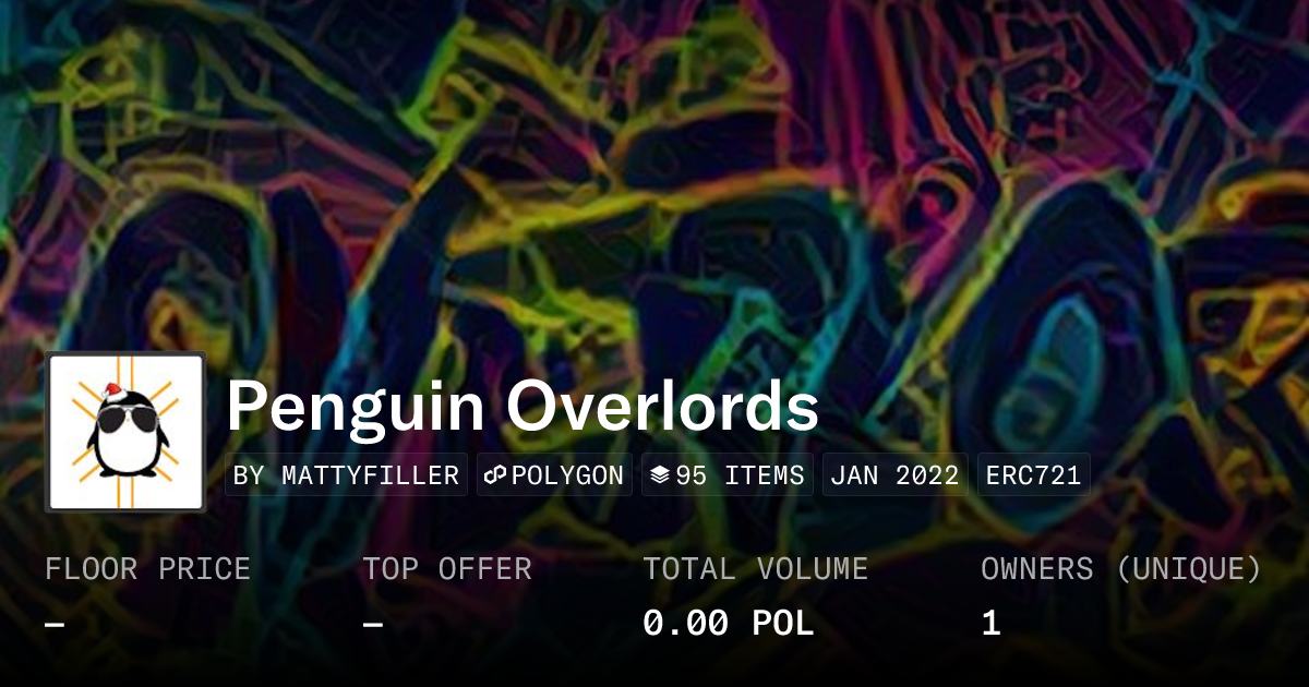 Penguin Overlords - Collection | OpenSea