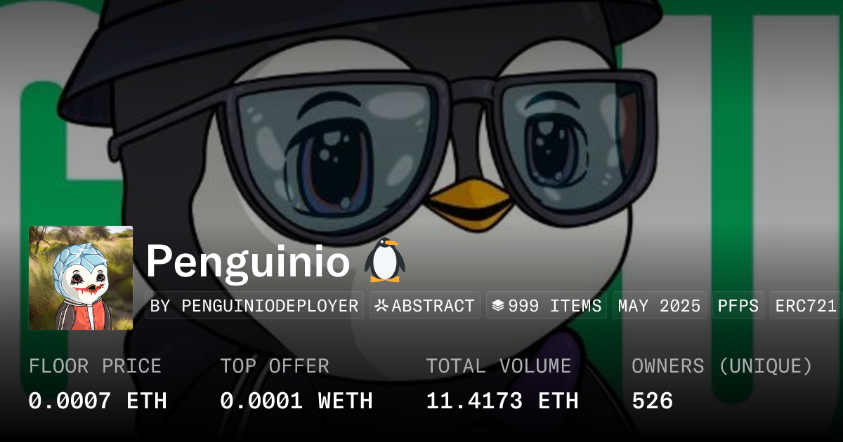 Penguinio 🐧 - Collection | OpenSea