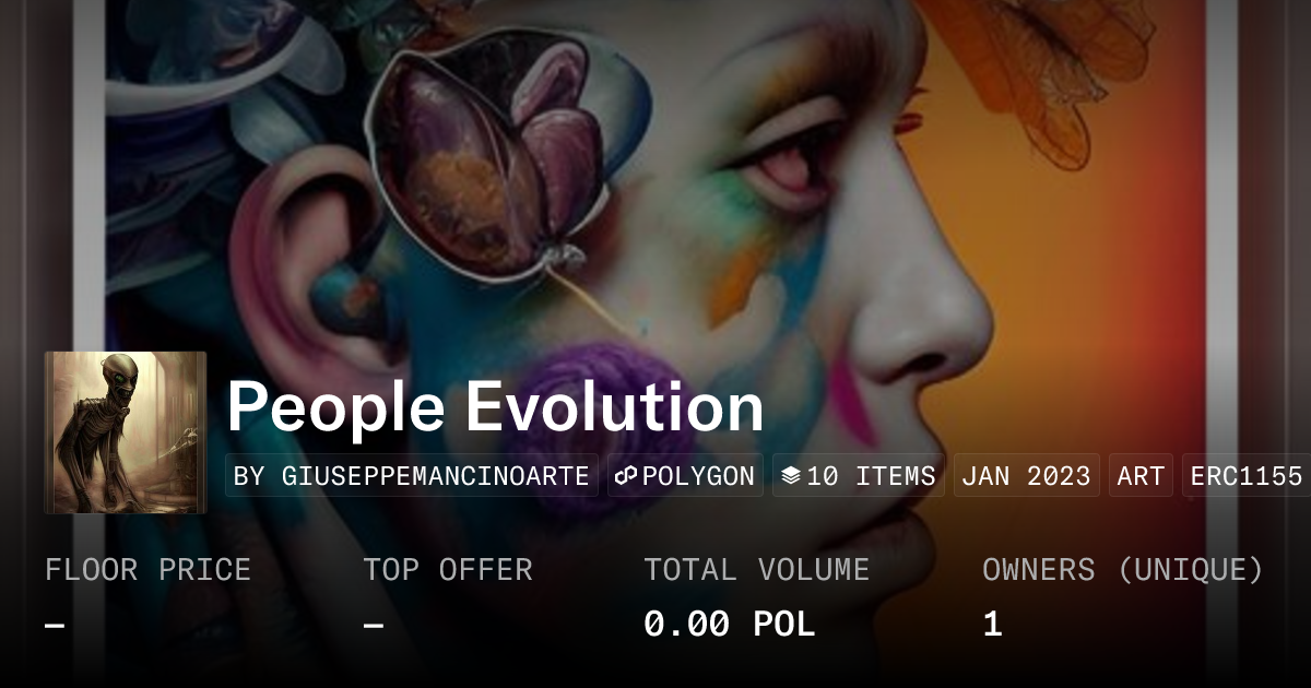 People Evolution - Collection | OpenSea