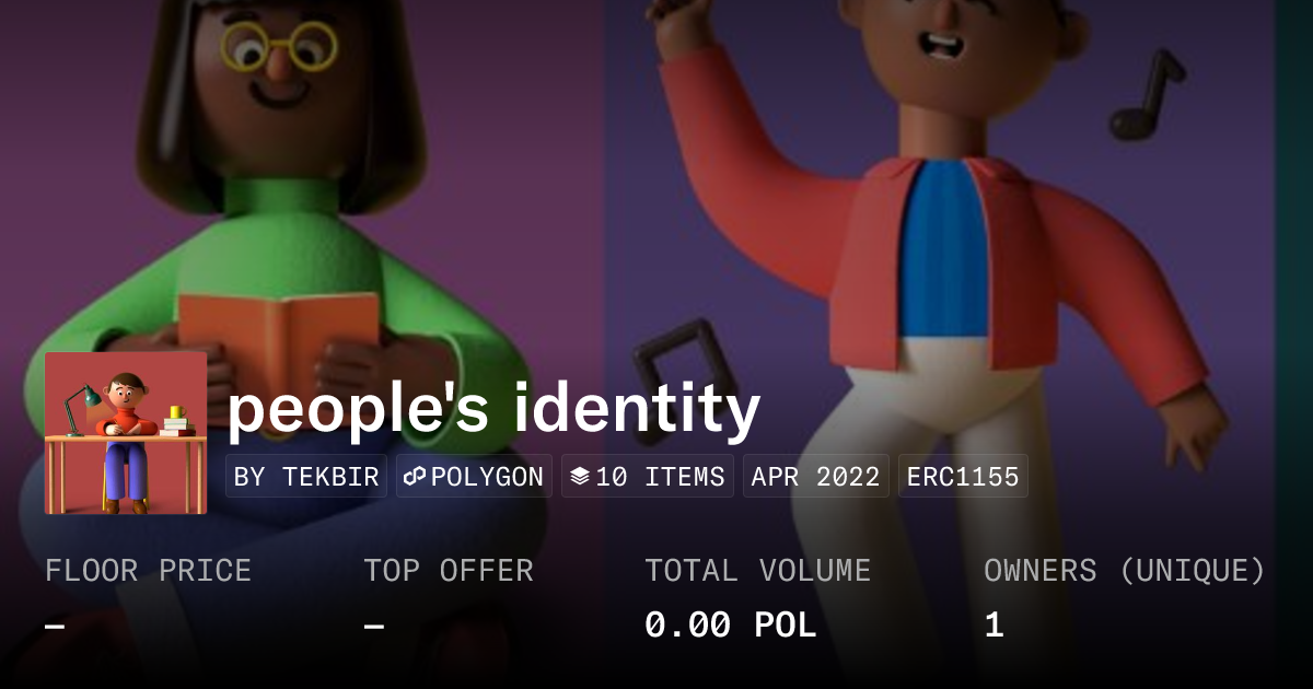 people's identity - Collection | OpenSea