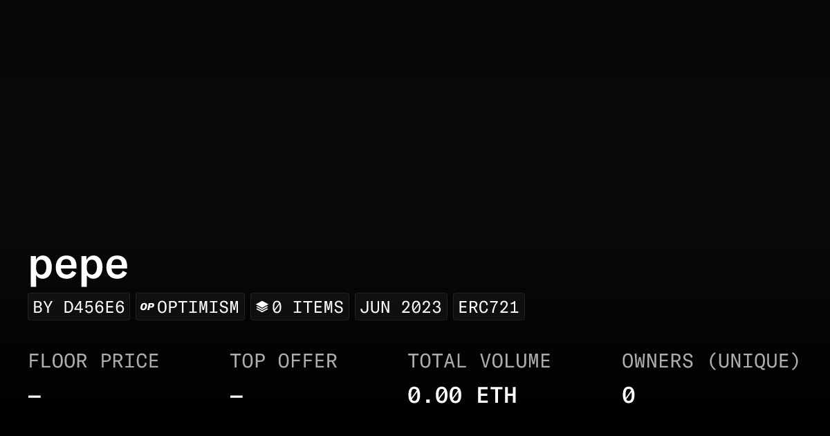 pepe - Collection | OpenSea