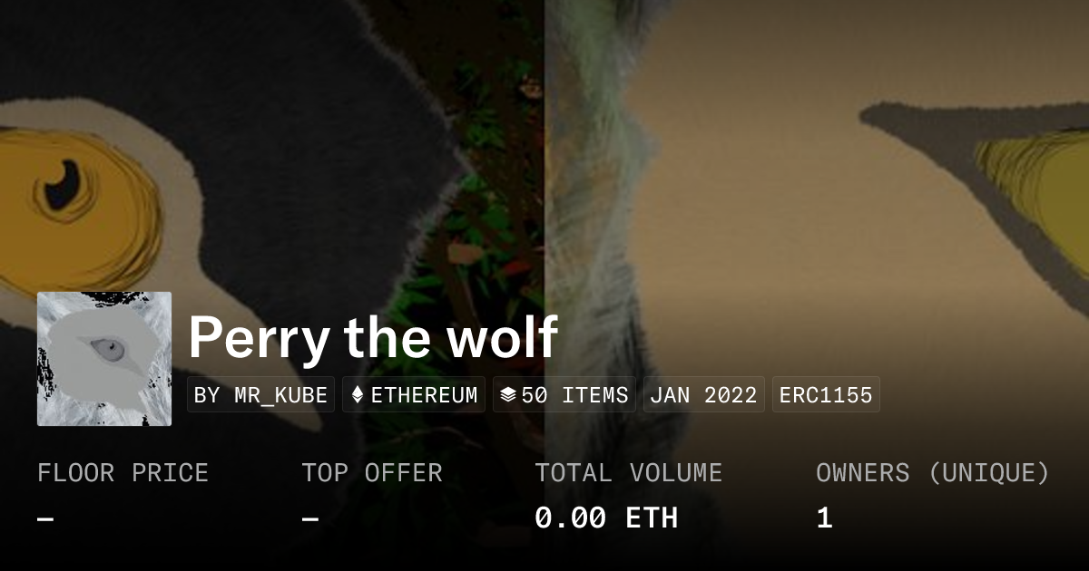 Perry the wolf - Collection | OpenSea