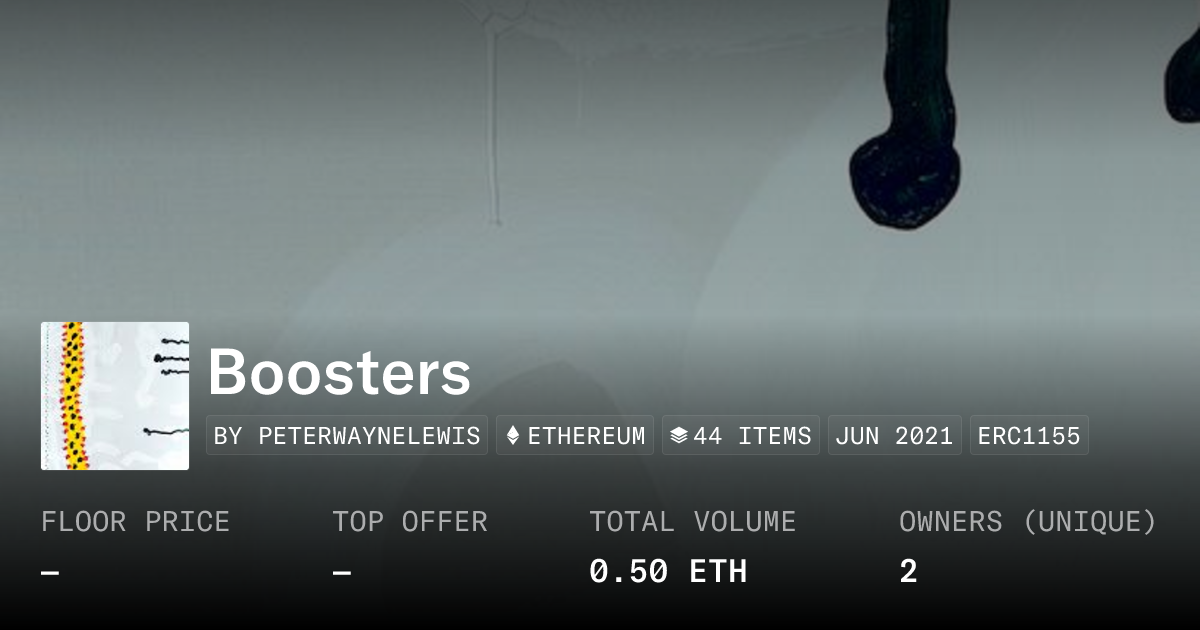 Boosters - Collection | OpenSea