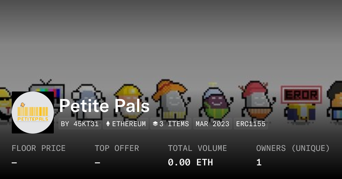 Petite Pals - Collection | OpenSea