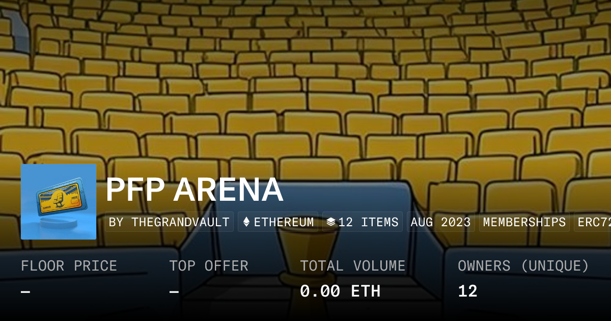 PFP ARENA - Collection | OpenSea