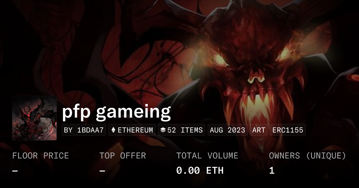 pfp gameing - Collection | OpenSea