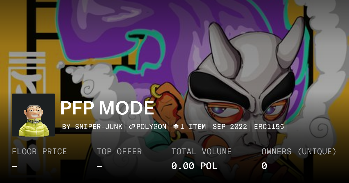 PFP MODE - Collection | OpenSea