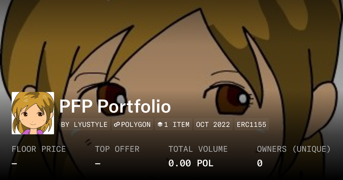 PFP Portfolio - Collection | OpenSea